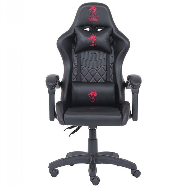 כיסא גיימינג Dragon Ace שחור אדום דמוי עור כסאות גיימינג